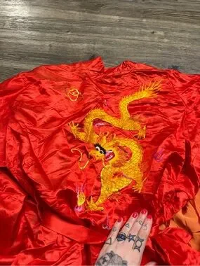Esme | Intimates & Sleepwear | 7s European Vintage Import Silk Dragon ...
